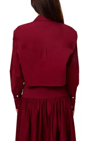 Solid & Striped Avril Cropped Shirt