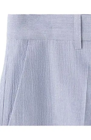 Mango Slim Fit Cotton Blend Bermuda Shorts