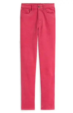 Boden High Waist Corduroy Slim Straight Leg Jeans