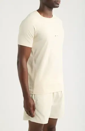 BOSS Slim Fit Solid Cotton T-shirt - Open White