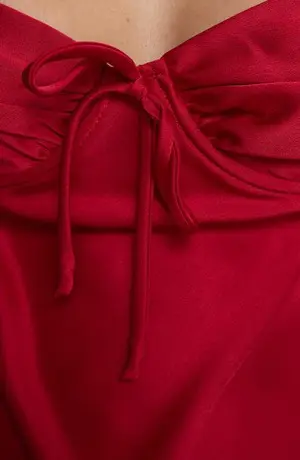 Princess Polly Costella Halter Satin Maxi Dress