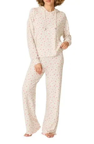 PJ Salvage Romantic Rose 2-piece Pajama Set - H Cloud