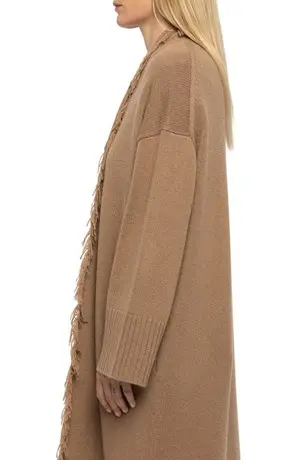 Zadig&Voltaire Caby Longline Fringe Cardigan