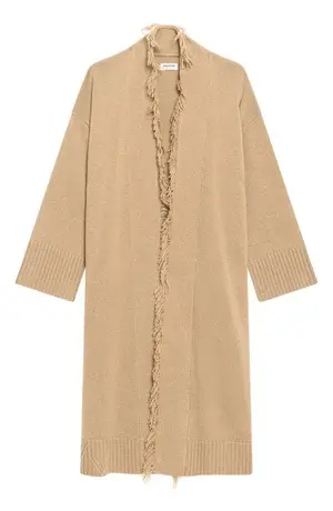Zadig&Voltaire Caby Longline Fringe Cardigan