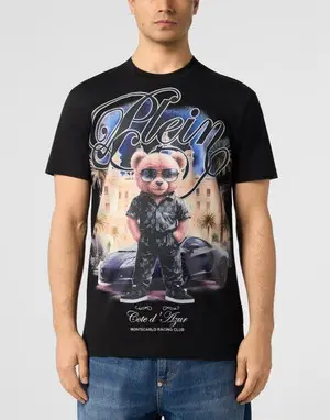 Philipp Plein Round Neck T-shirt Teddy