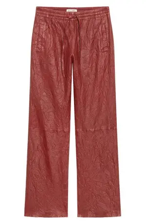Zadig&Voltaire Pocha Crushed Lambskin Joggers