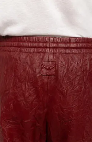 Zadig&Voltaire Pocha Crushed Lambskin Joggers