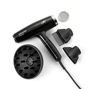 BABYLISSPRO Nano Titanium Professional Italian High-speed Falco Dryer - Black