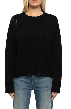Zadig&Voltaire Markuz Crewneck Wool & Cashmere Sweater - Black