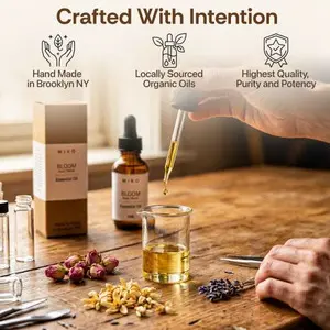 MIKO Bloom Essential Oil With Rose & Neroli 100% Organic 15ml