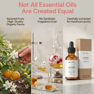 MIKO Bloom Essential Oil With Rose & Neroli 100% Organic 15ml