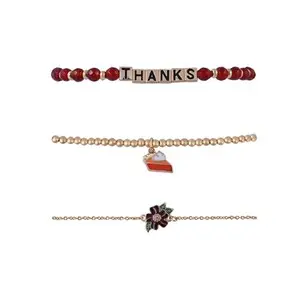 HALLMARK 8-piece Fall Themed Bracelet Set