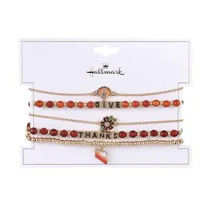 HALLMARK 8-piece Fall Themed Bracelet Set