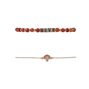 HALLMARK 8-piece Fall Themed Bracelet Set