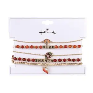 HALLMARK 8-piece Fall Themed Bracelet Set