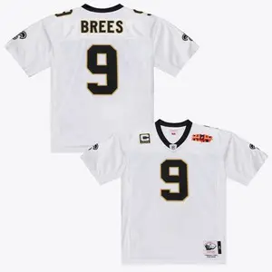 Mitchell & Ness Drew Brees Super Bowl Xliv Authentic Jersey - White