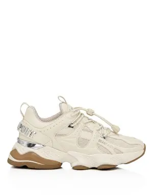 PLEIN SPORT Runner Beast X-01 Nappa Sneakers - Beige