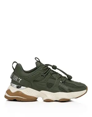 PLEIN SPORT Runner Beast X-01 Nappa Sneakers - Green