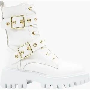 CAVALINHO Rockness Leather Boots - White