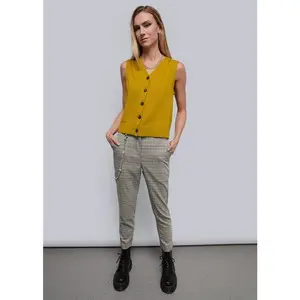 WILDFANG Plaid Slim Crop Pant