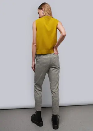 WILDFANG Plaid Slim Crop Pant