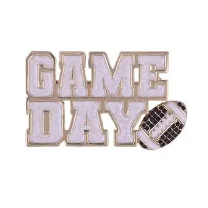 HALLMARK Game Day Glitter And Stone Pin