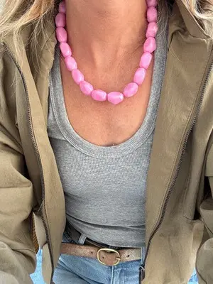ERIN MCDERMOTT JEWELRY The Megan Resin Bead Necklace
