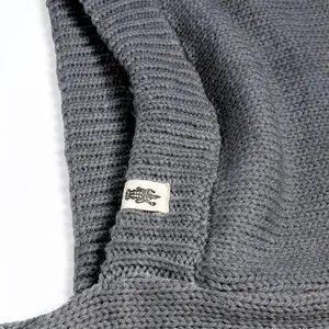 NIRVANNA DESIGNS Hand Loom Nomad Hood Scarf Ash