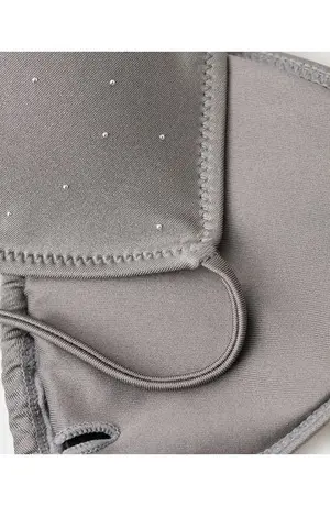 Mango Rhinestone Embellished Triangle Bikini Top