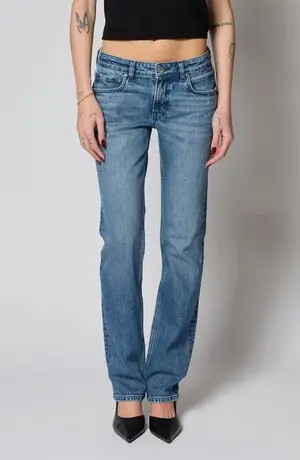 EB DENIM Lennon Low Waist Slim Straight Leg Jeans
