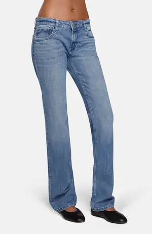 EB DENIM Lennon Low Waist Slim Straight Leg Jeans