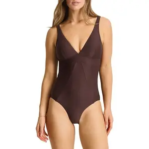 SEA LEVEL Zen Scoop Back One-piece Swimsuit - Cocoa