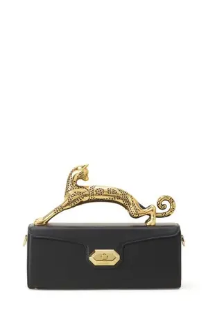 LANVIN Leather Pencil Cat Bag