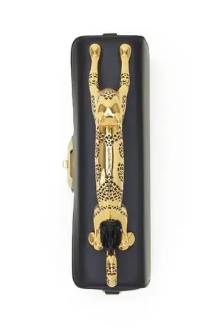 LANVIN Leather Pencil Cat Bag