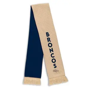 WEAR BY ERIN ANDREWS Denver Broncos Tonal Microcheck Scarf & Glove Set