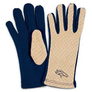 WEAR BY ERIN ANDREWS Denver Broncos Tonal Microcheck Scarf & Glove Set