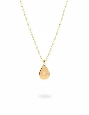 OGÉ JEWELRY Lunara 18k Vermeil Sun Moon Star Necklace - Gold