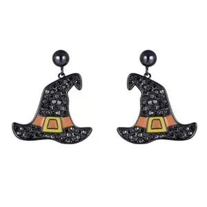 HALLMARK Halloween Witch Hat Statement Earrings
