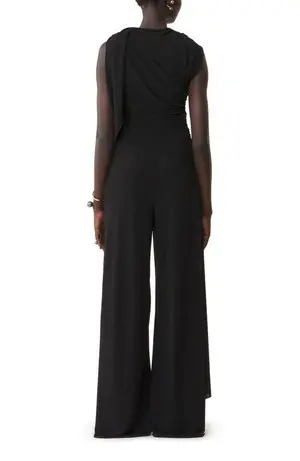 LANVIN Draped Jumpsuit In Crepe Jersey