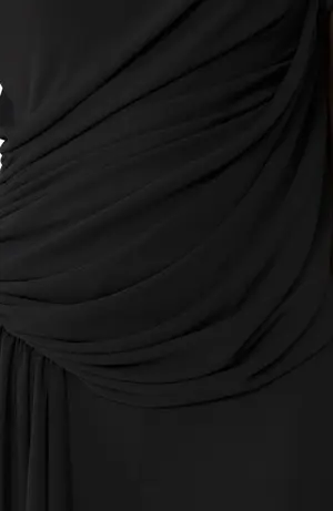 LANVIN Draped Jumpsuit In Crepe Jersey