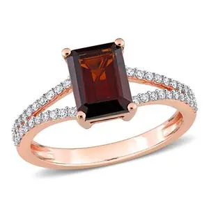JULIANNA B. Diamond Split Shank Ring 14k