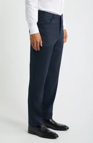 JACK VICTOR Wool Melange Stretch Five Pocket Pants