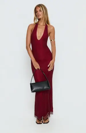 Princess Polly Earls Halter Maxi Dress