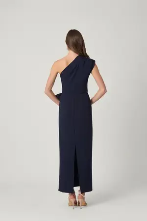 Shoshanna Ansley Stretch Crepe One-shoulder Dress