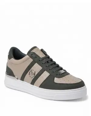 Philipp Plein Low-top Sneakers Mix Color Unisex Beige/green