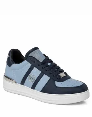 Philipp Plein Low-top Sneakers Mix Color Unisex Lightblue/darkblue