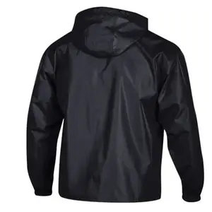 Champion Las Vegas Raiders Packable Hooded Windbreaker Half-zip Jacket