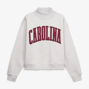 PRESSBOX South Carolina Gamecocks Oversized Nelson Mock Neck Sweatshirt