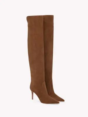GIANVITO ROSSI Over-the-knee Suede Stiletto Boots