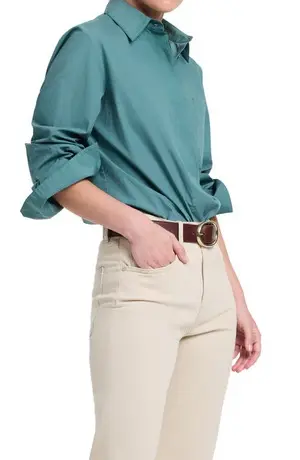 TWP Cowboy Update Cotton Button Front Shirt